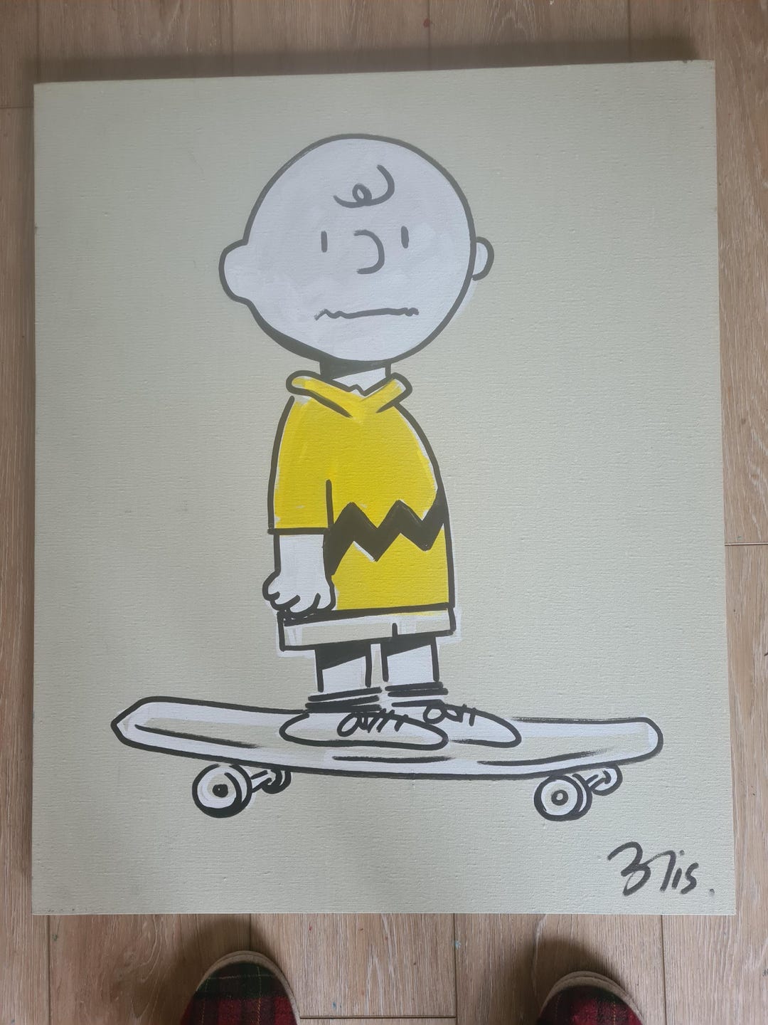 Charlie Brown Snoopy - Comic Book Painting - Unique Artwork - Interior ...