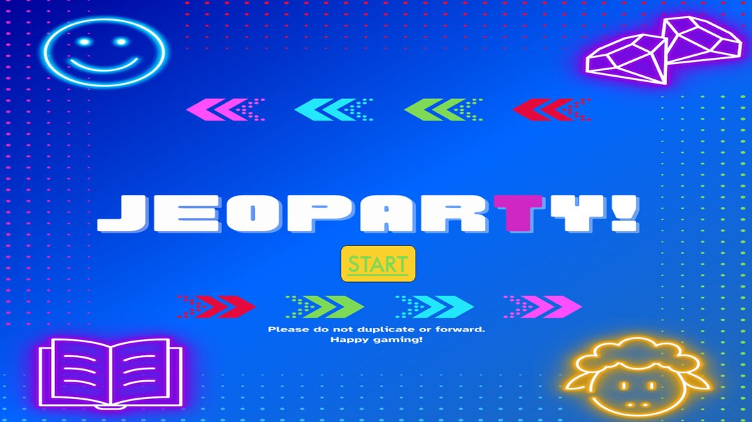 Jeoparty - A Bible Themed Game of Jeopardy, Christian Game Night, Game ...