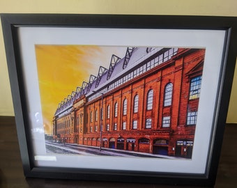 Glasgow Rangers Framed Print - Etsy UK