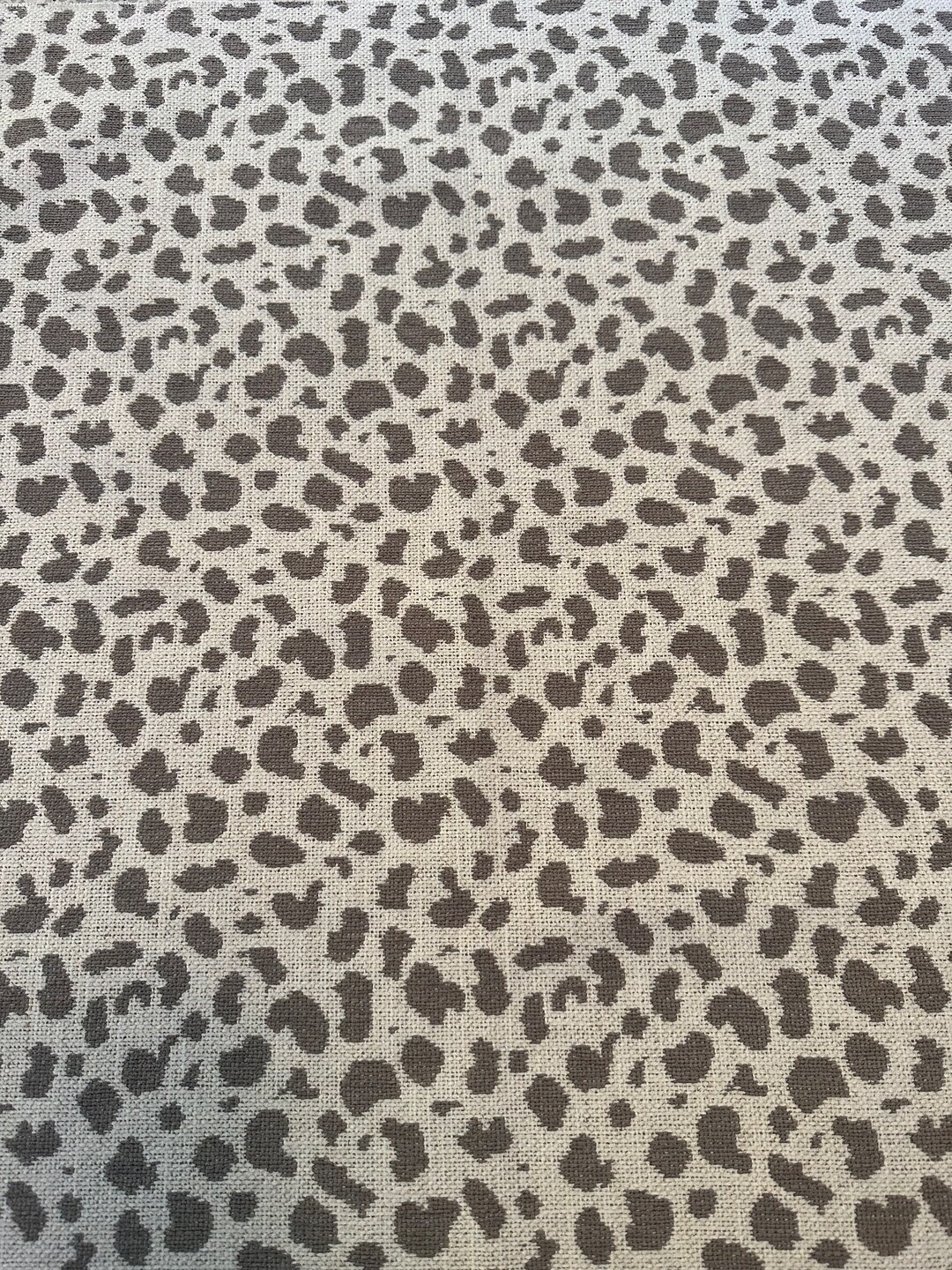 Crypton Fabric Remnant: Gray Animal Print, Performance Upholstery (26 ...
