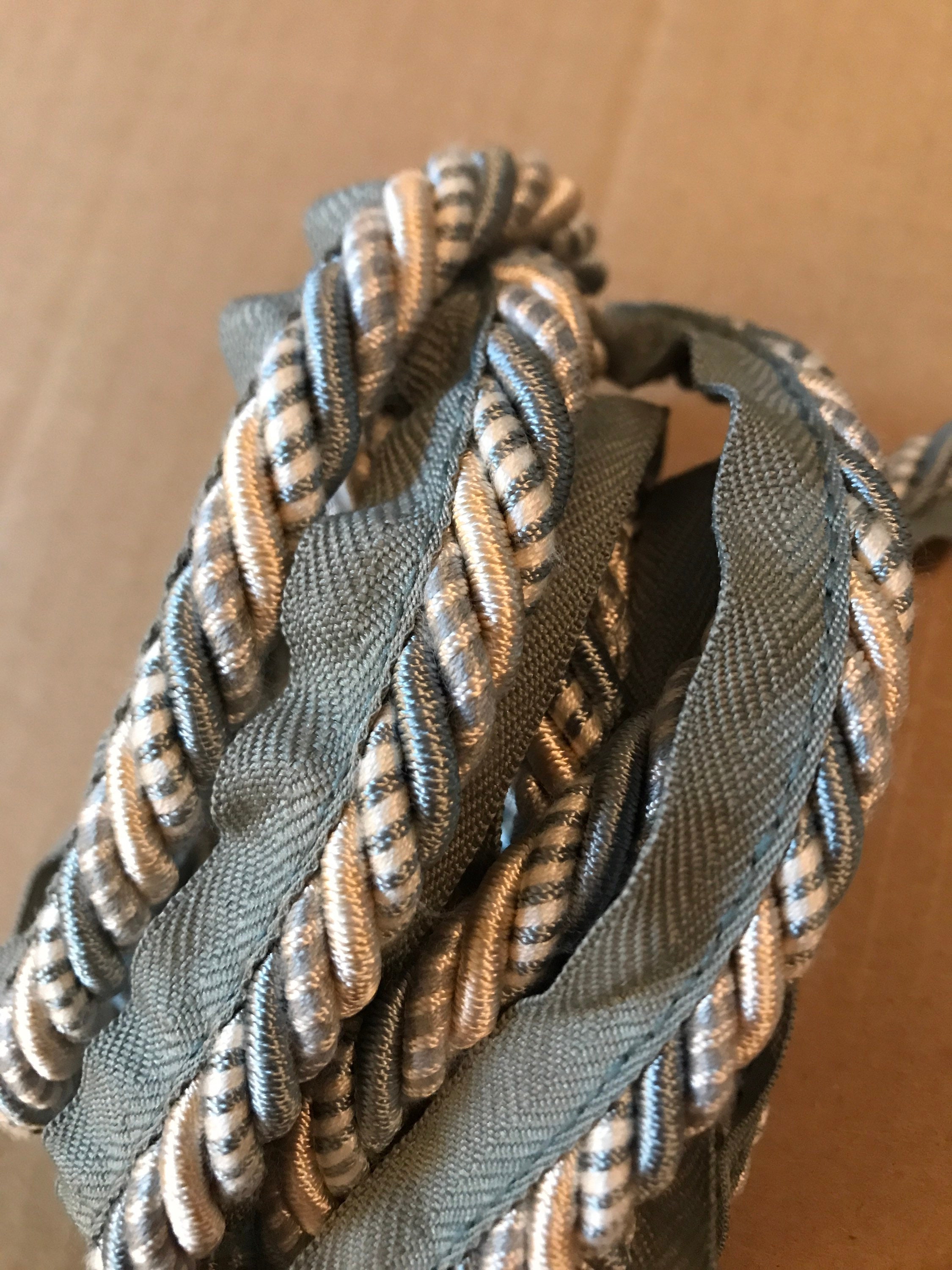 Aqua Rope Trim, 1/2 Inch, Tape Trim, Sewing Crafts, Drapery, Banding ...