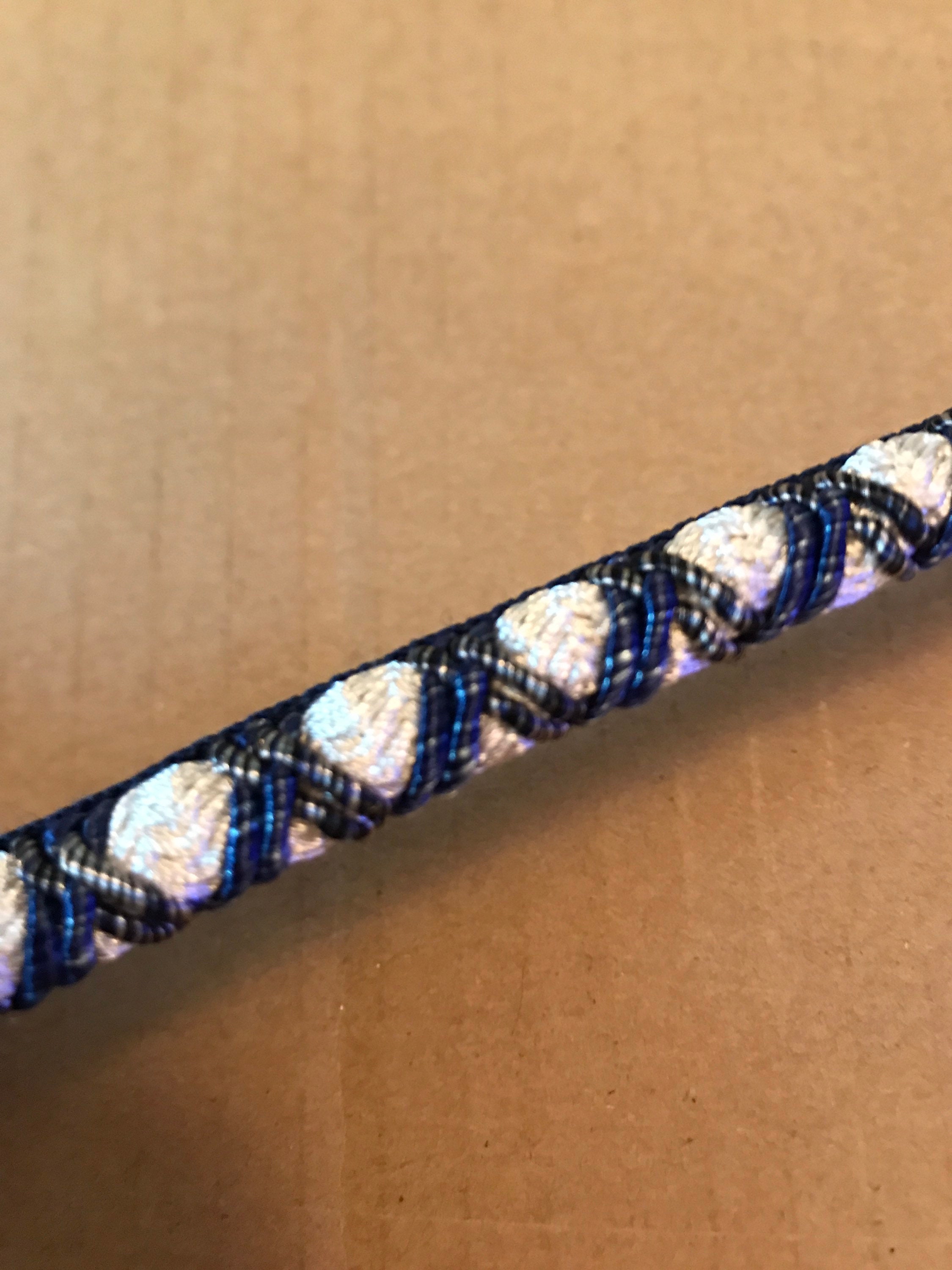 Navy White Rope Trim, 1/2 Inch, Tape Trim, Sewing Crafts, Drapery ...