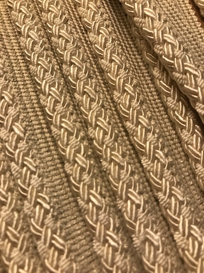 Trim, Fabric Trim, Braid Trim, Gimp, Sewing, Crafts, Drapery, 1/4 Inch ...