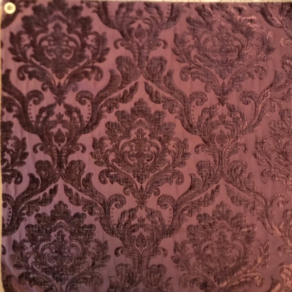 Purple Damask Upholstery Fabric - Etsy