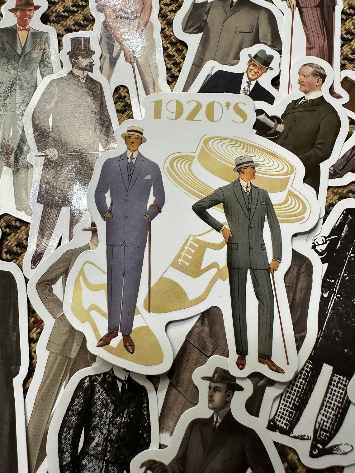 Well Dressed Gentleman Stickers, Scrapbooking Supplies, Paper, Arts ...