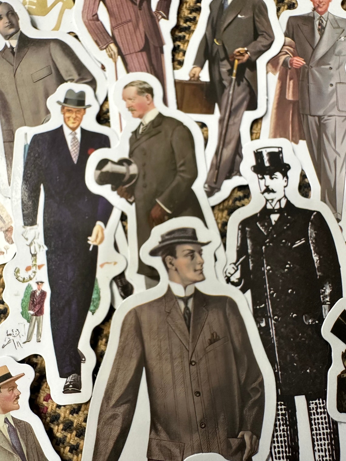 Well Dressed Gentleman Stickers, Scrapbooking Supplies, Paper, Arts ...