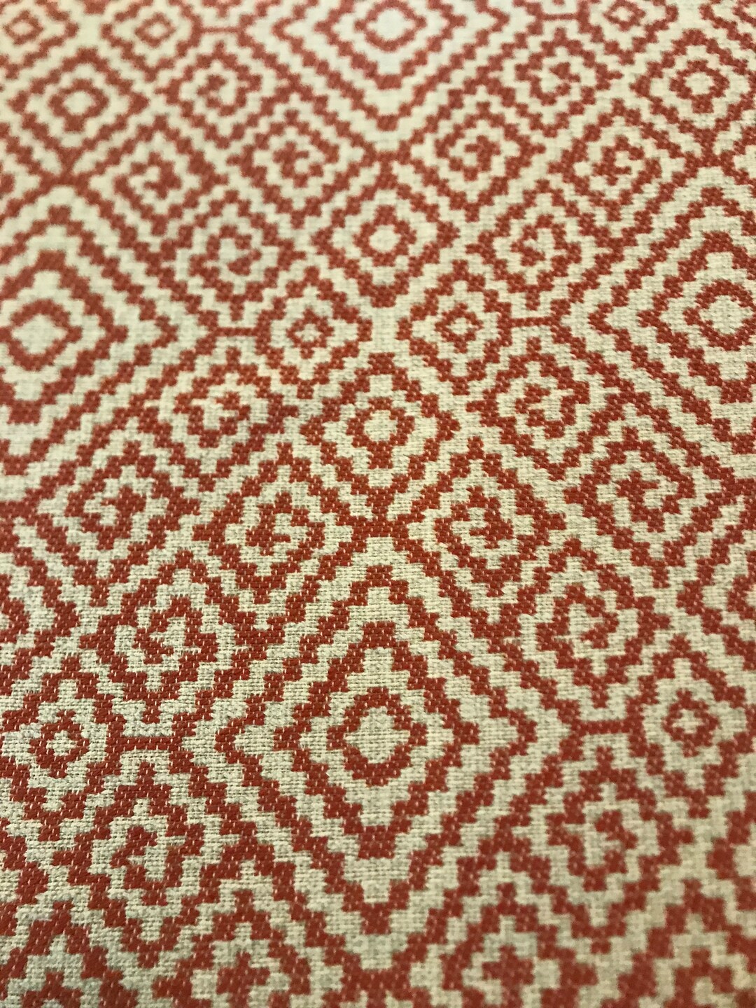 Crypton Fabric Sample, Diamond Pattern, Stain Resistant, Pillows ...
