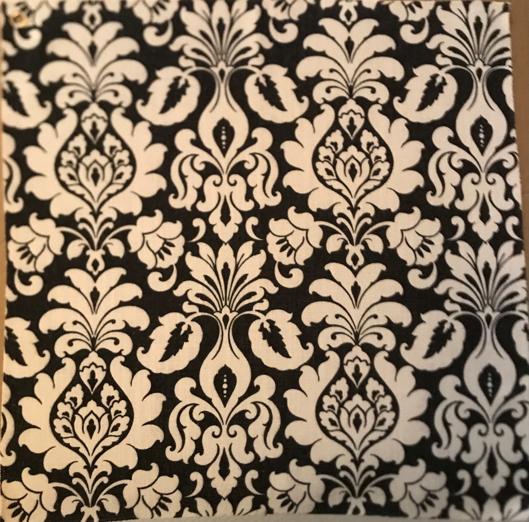 Stacy Garcia Crypton Fabric Sample, Stain Resistant, Damask Pattern ...