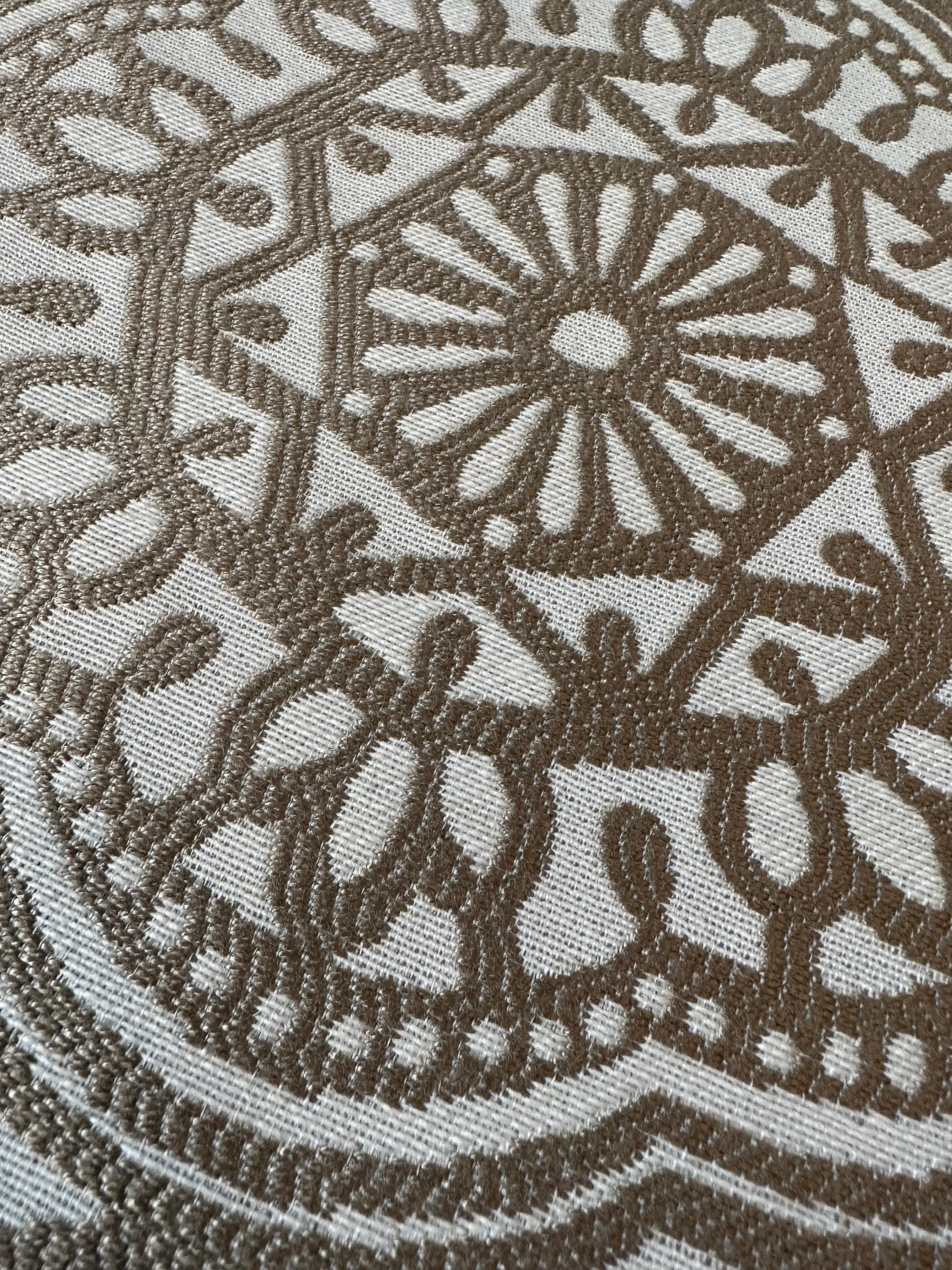 Crypton Fabric Sample, Medallion Pattern, Stain Resistant, Pillows ...