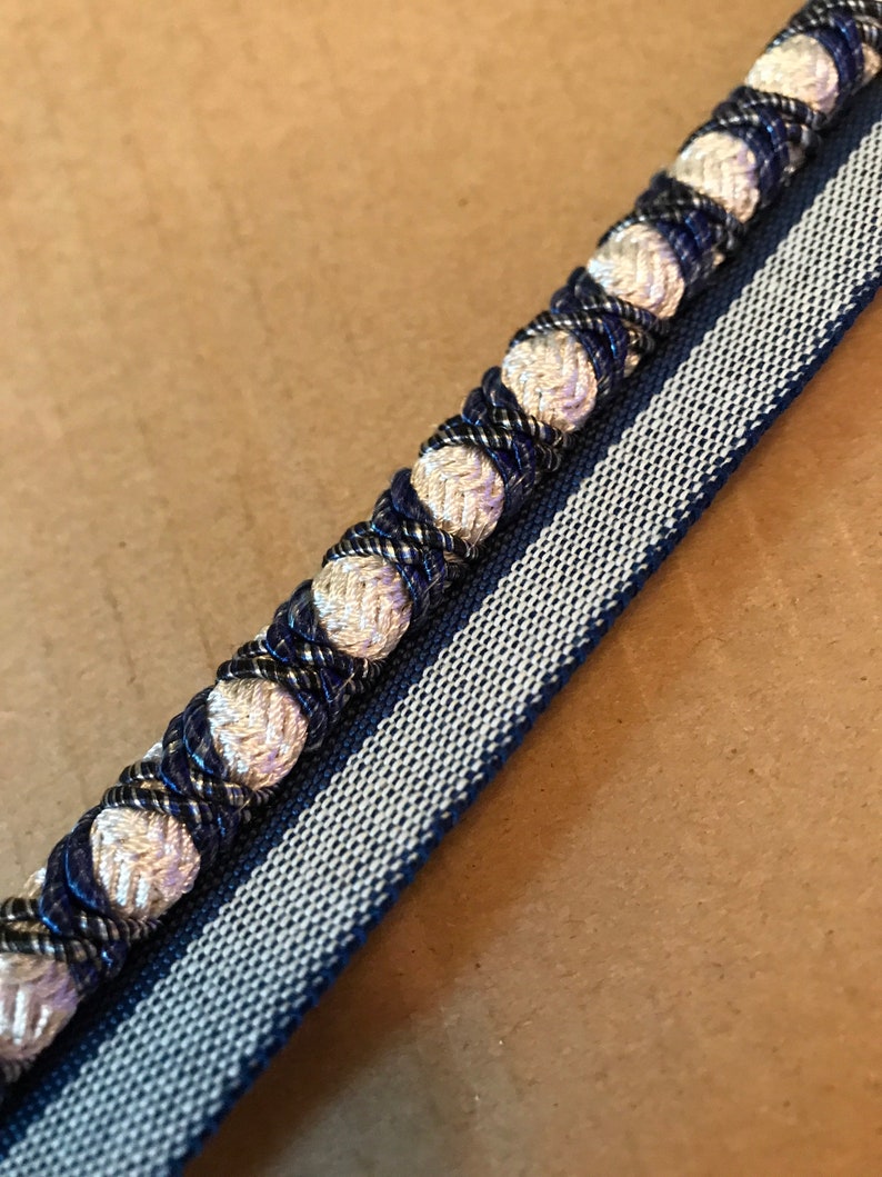 Navy White Rope Trim 1/2 Inch Tape Trim Sewing Crafts - Etsy