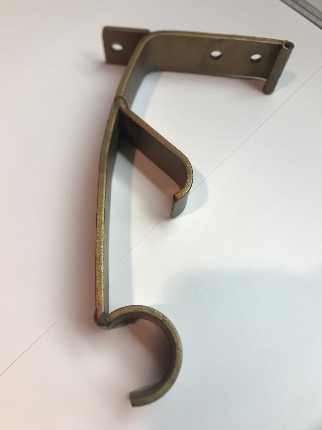 Bronze Metal Drapery Bracket, Double Rods Poles, Home Decor, Window ...