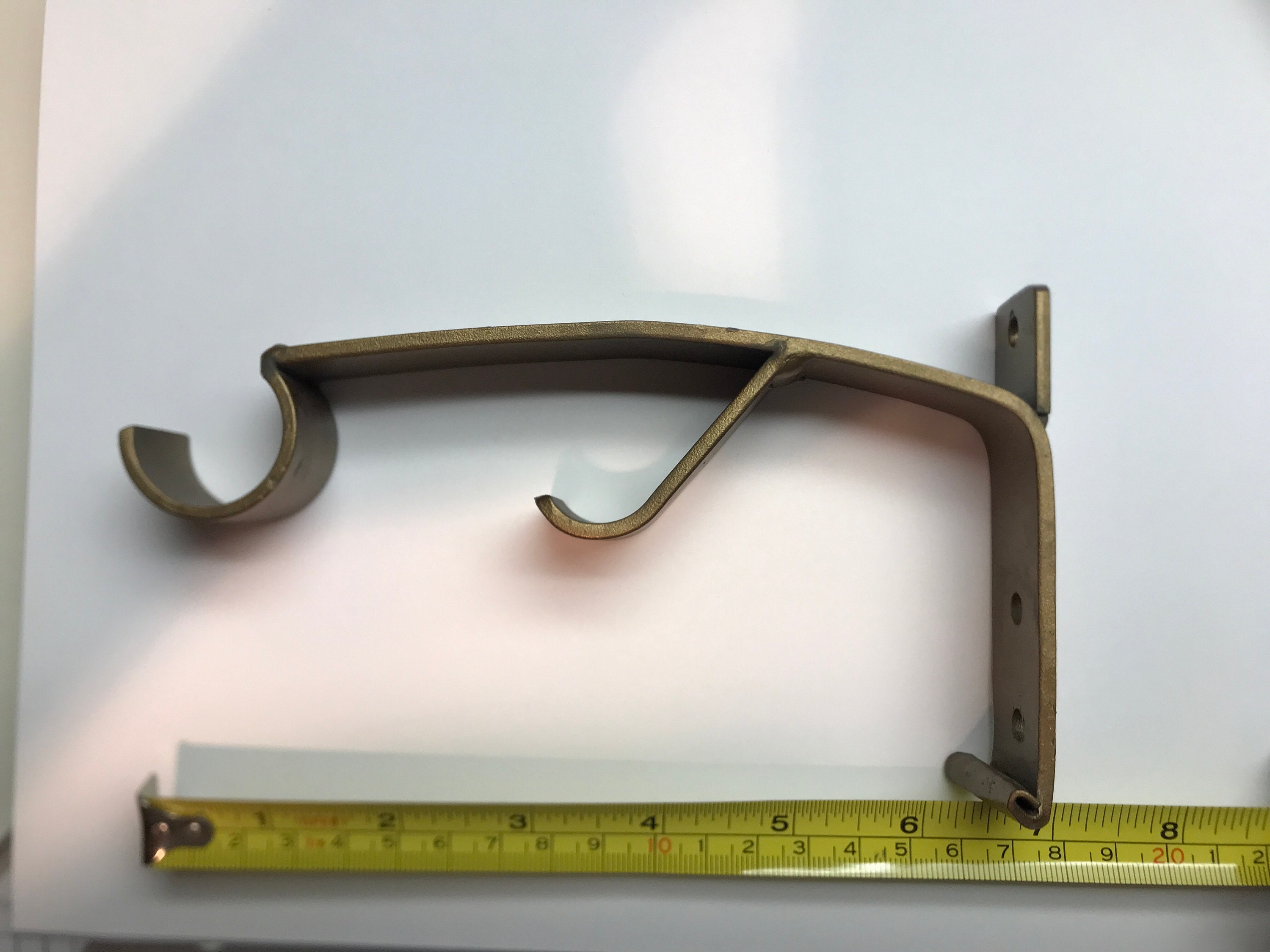 Bronze Metal Drapery Bracket, Double Rods Poles, Home Decor, Window ...