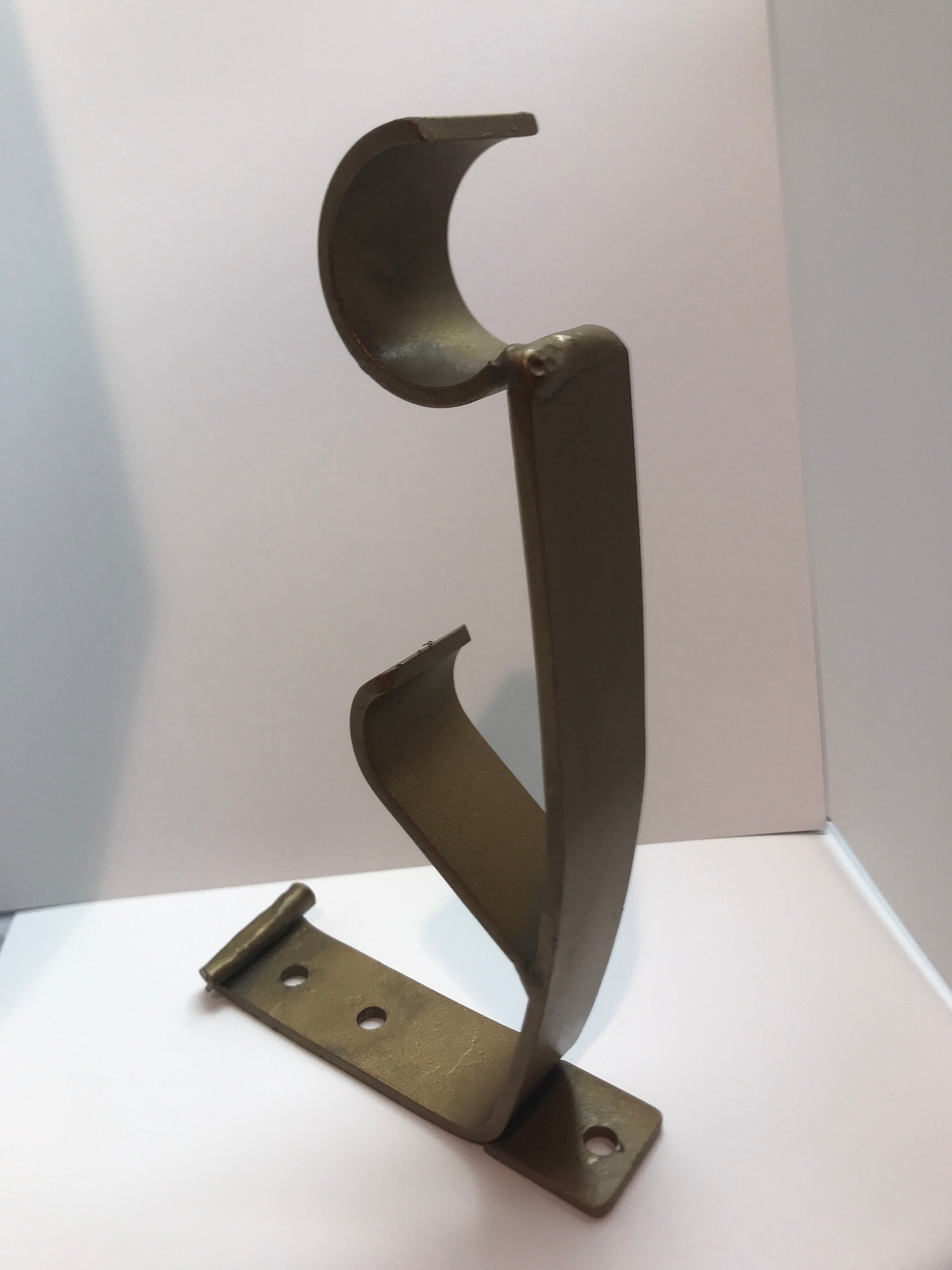 Bronze Metal Drapery Bracket, Double Rods Poles, Home Decor, Window ...