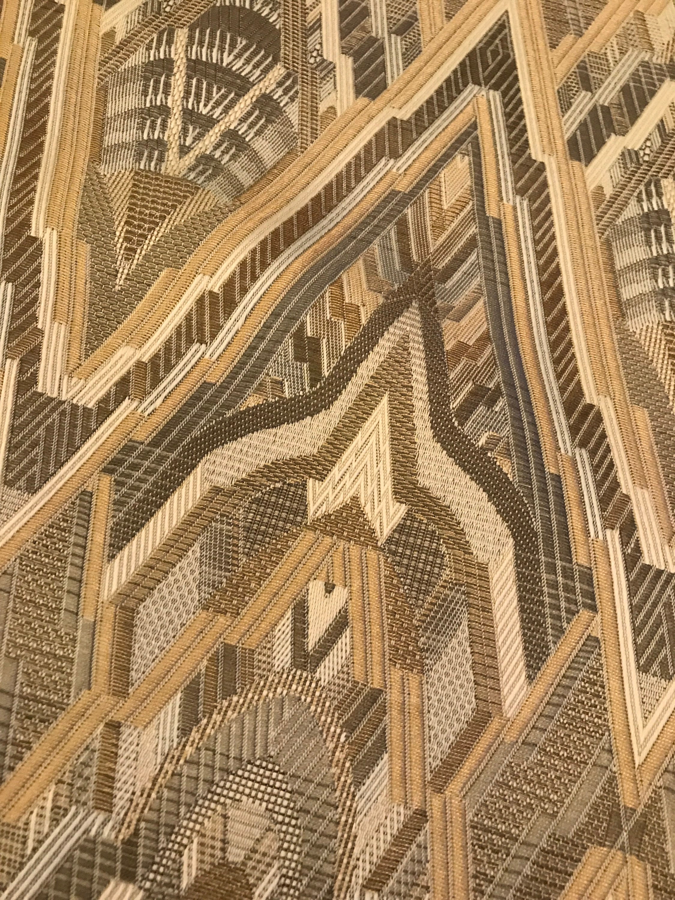 Crypton Art Deco Fabric Sample, Stain Resistant, Fat Quarters, Crafts ...
