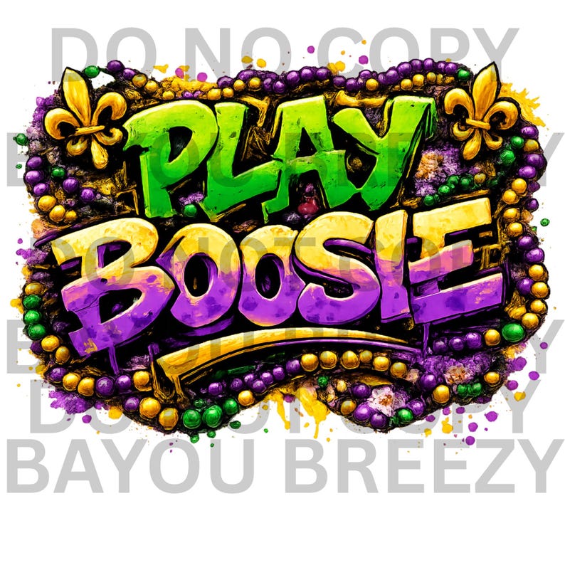 Play Boosie Mardi Gras Png - Etsy