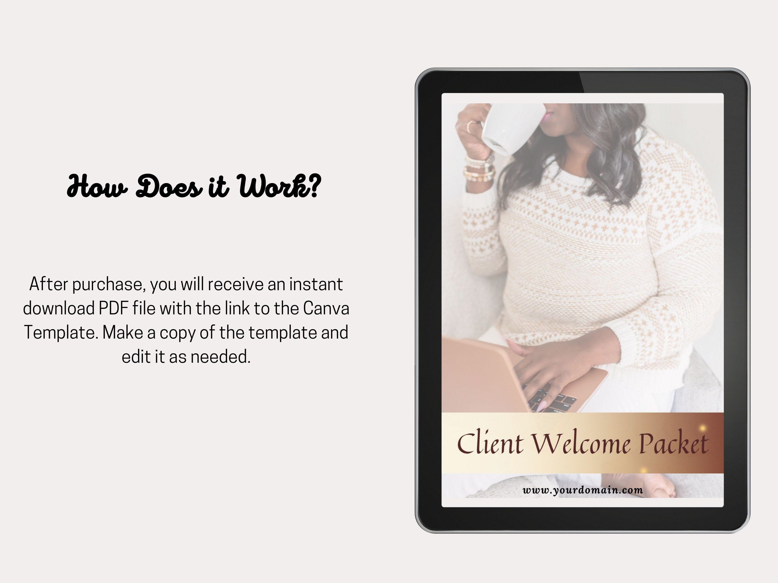 Client Welcome Packet Template, Client Onboarding Template, New Client ...