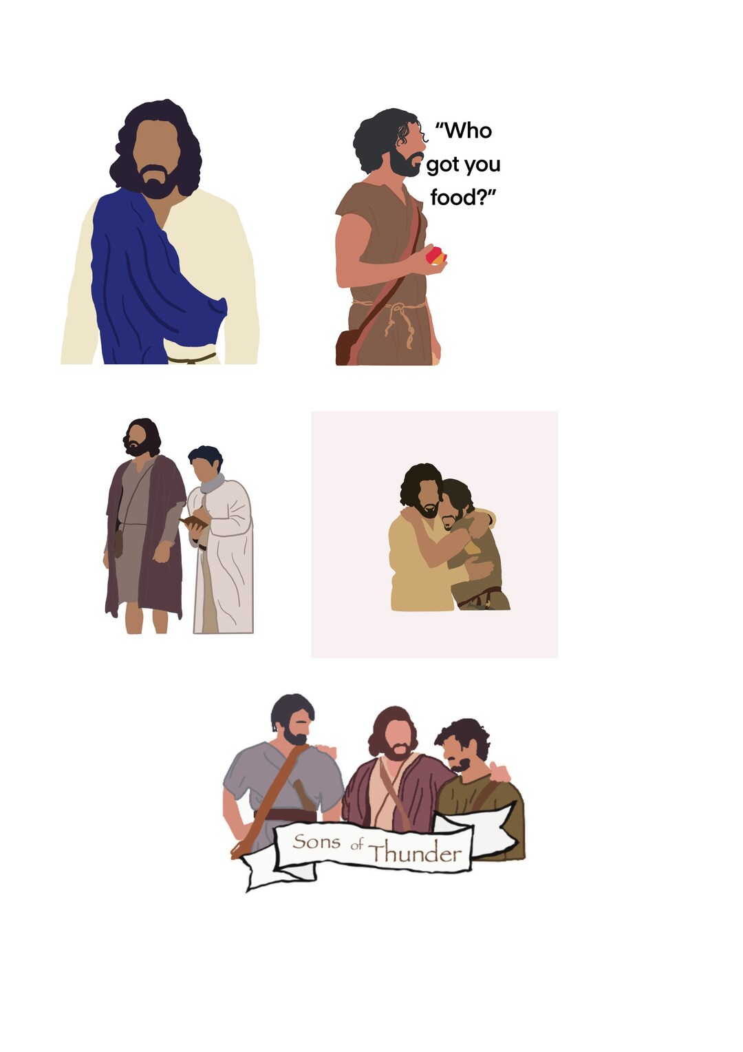 The Chosen Sticker Sheet Printable Stickers - Etsy