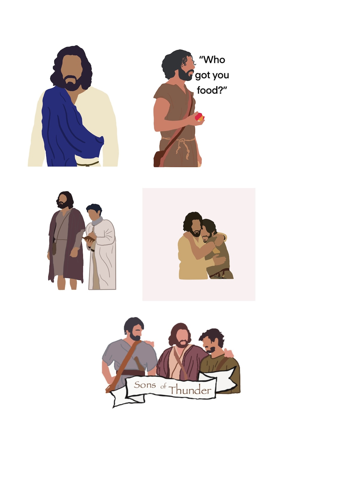 The Chosen Sticker Sheet Printable Stickers - Etsy