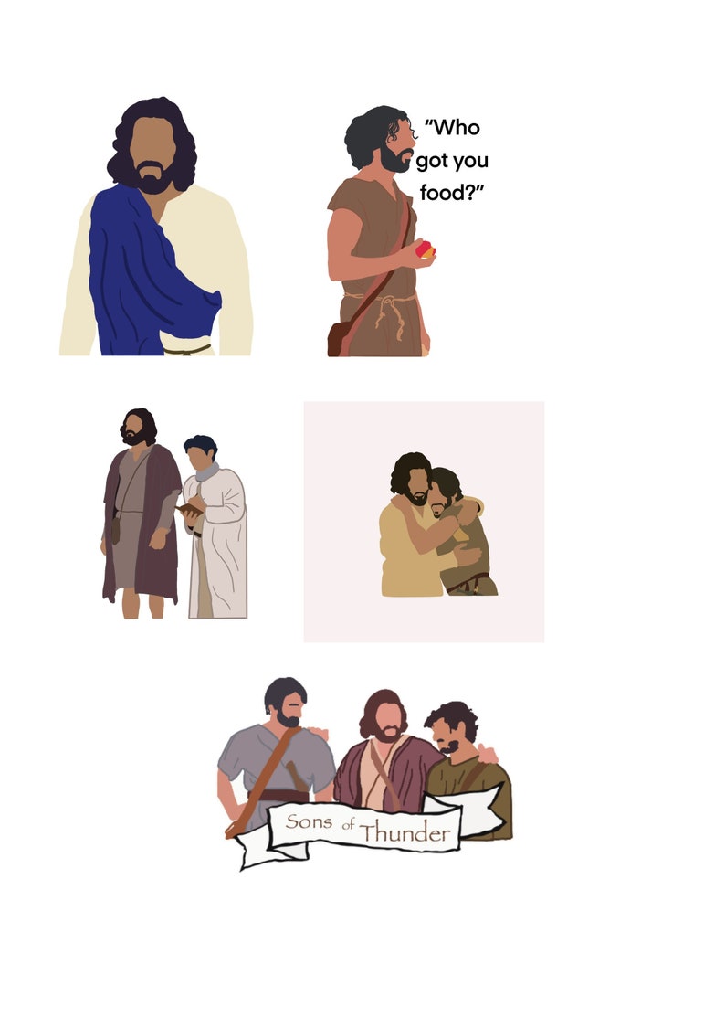 The Chosen Sticker Sheet Printable Stickers - Etsy