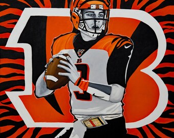 Joe Burrow Painting - Etsy
