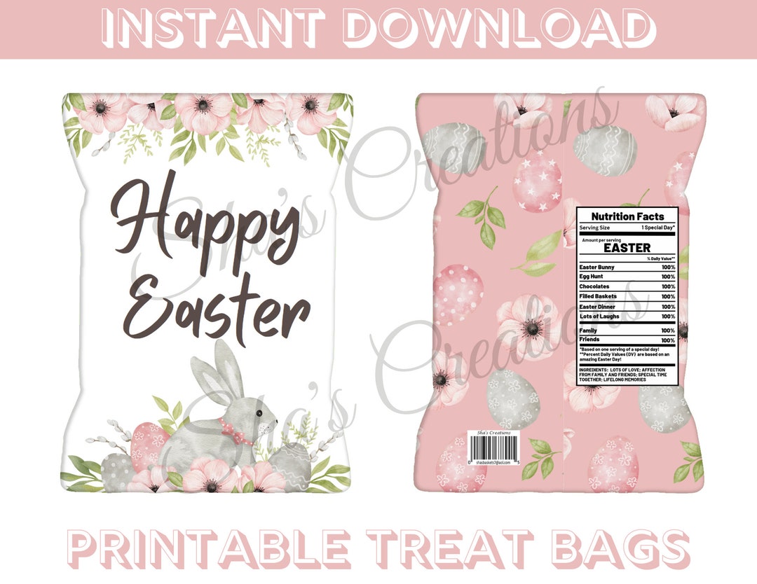 Printable Easter Wrapper Bundle - Etsy