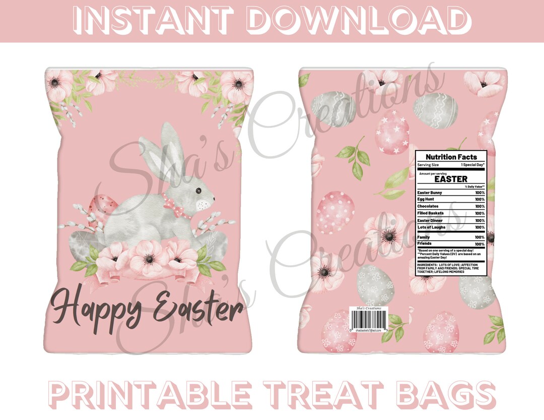 Printable Easter Wrapper Bundle - Etsy