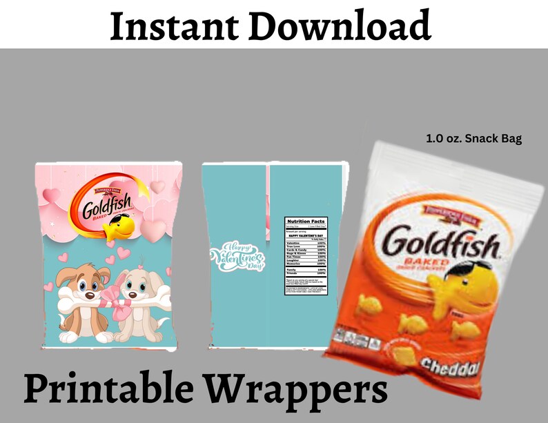 Printable Valentine's Treat Bag - Etsy