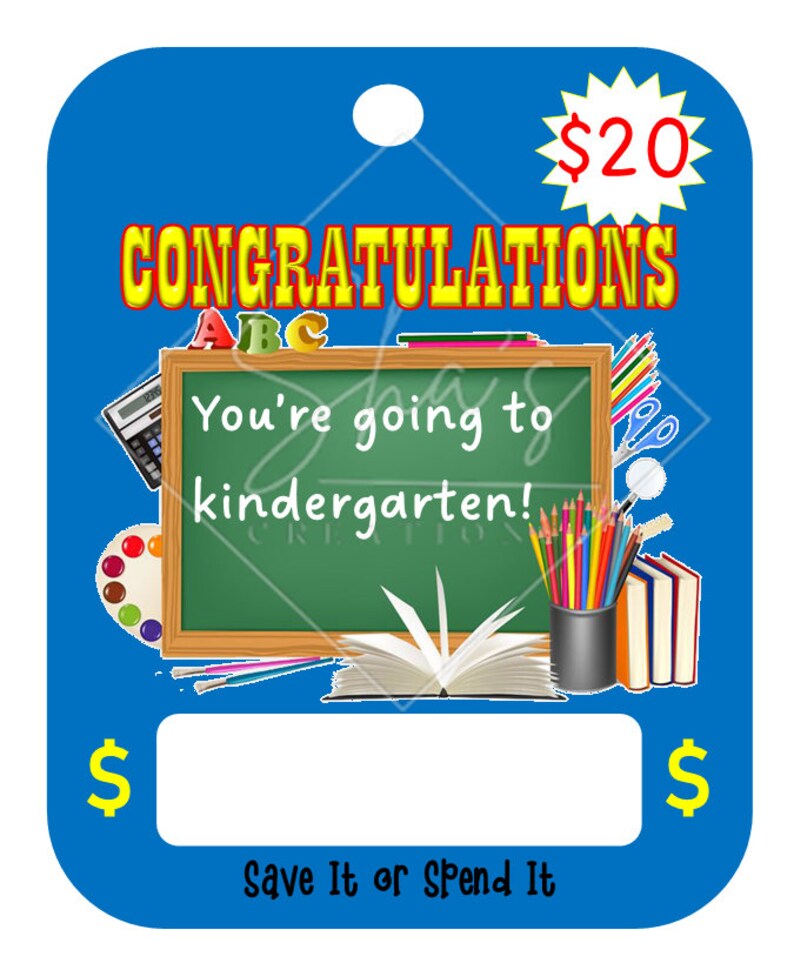 Printable Money Card - Etsy