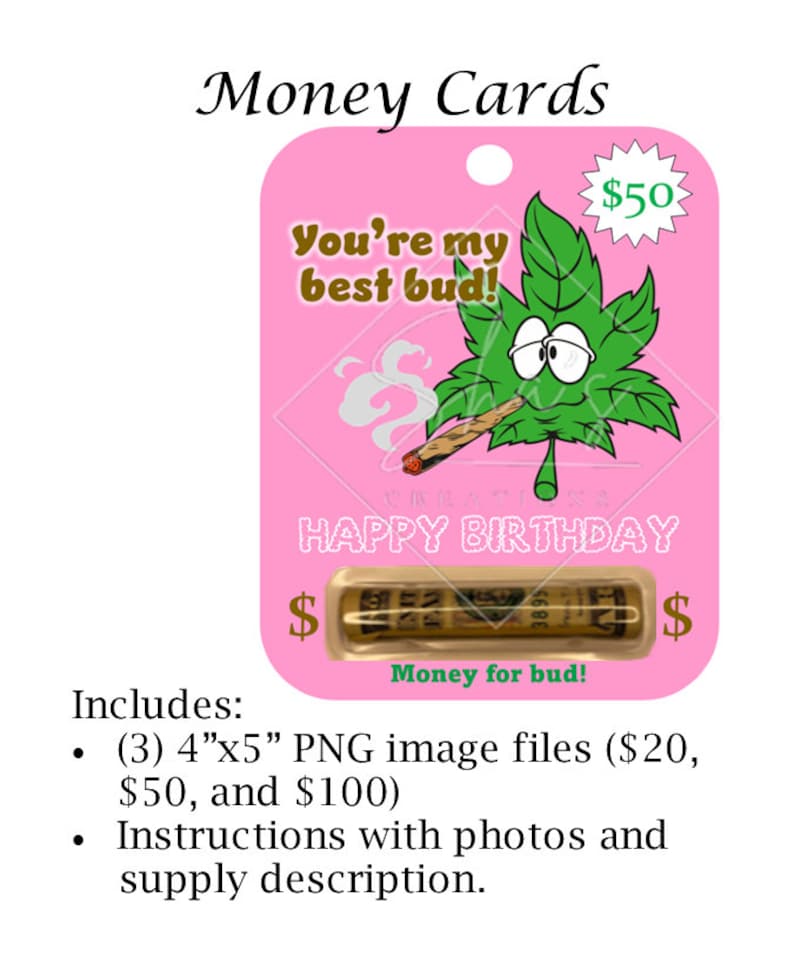 Printable Money Card - Etsy