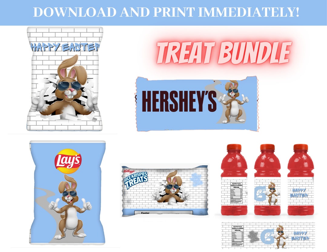 Printable Easter Wrapper Bundle - Etsy