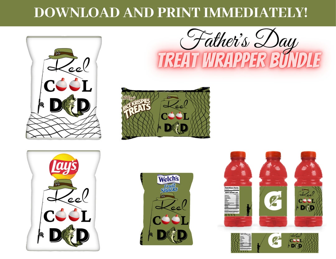 Printable Father's Day Treat Wrapper Bundle - Etsy