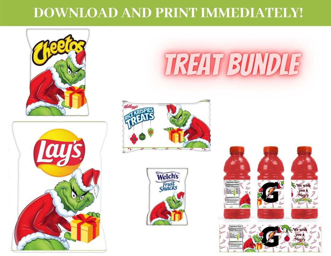 Printable Christmas Wrapper Bundle - Etsy