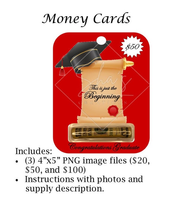 Printable Money Card - Etsy