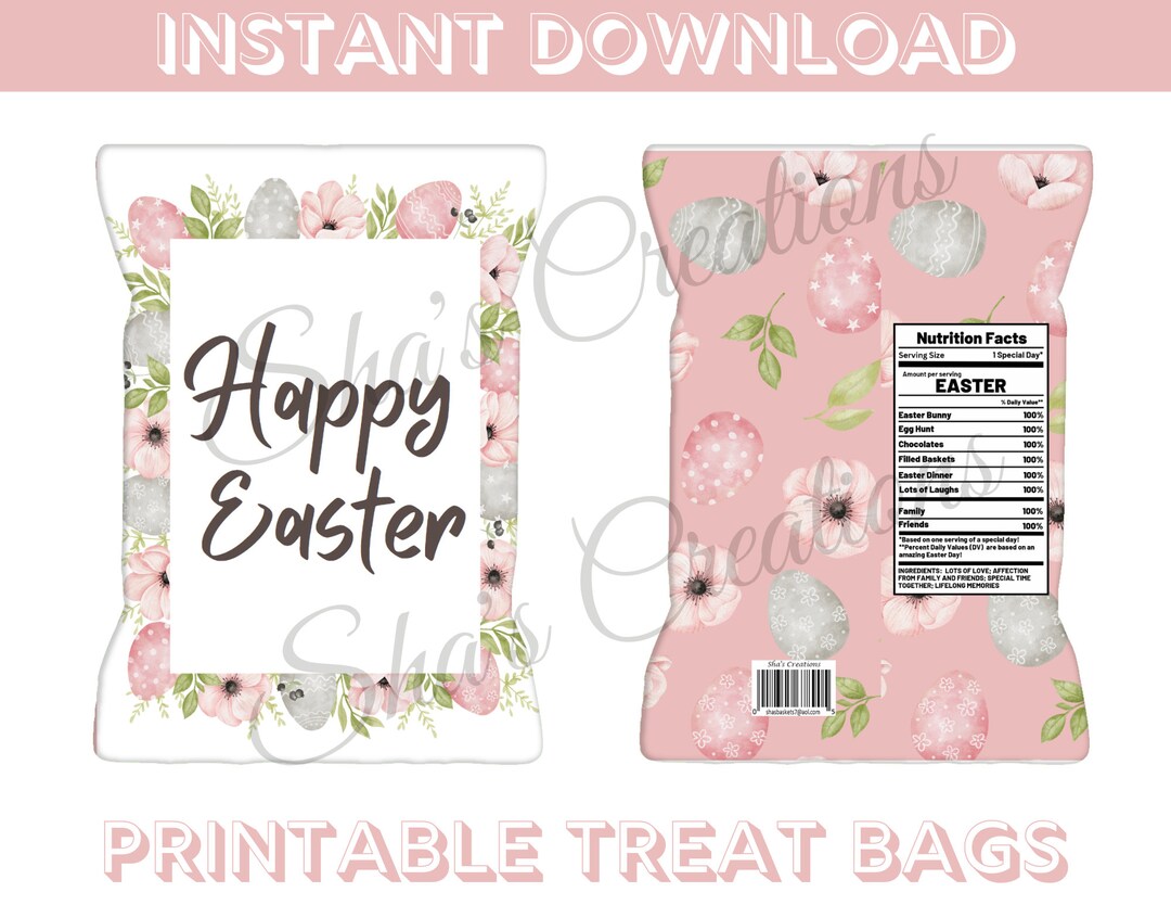 Printable Easter Wrapper Bundle - Etsy