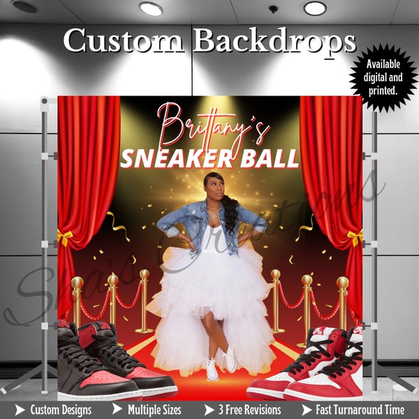 Sneaker Ball Backdrop - Etsy