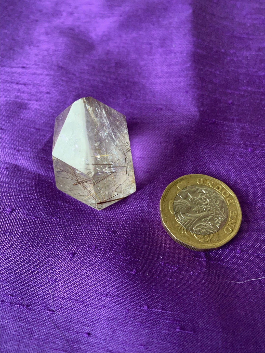 Rutile Quartz Point - Etsy