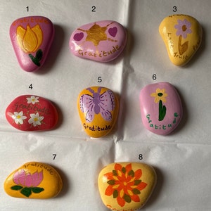 Gratitude Stones - Etsy