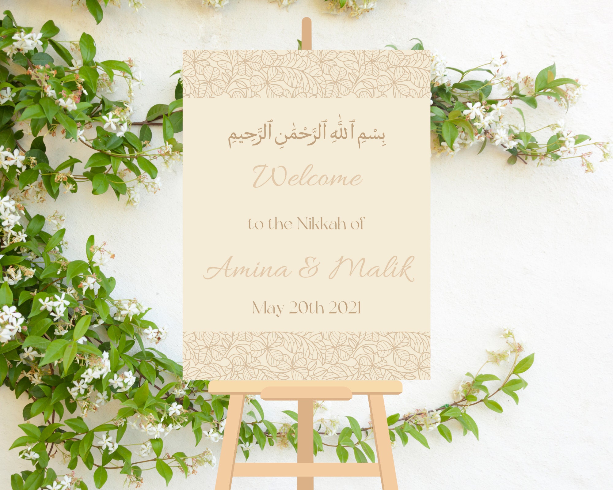 Custom Wedding Sign Digital File Personalize File Wedding Invitation ...