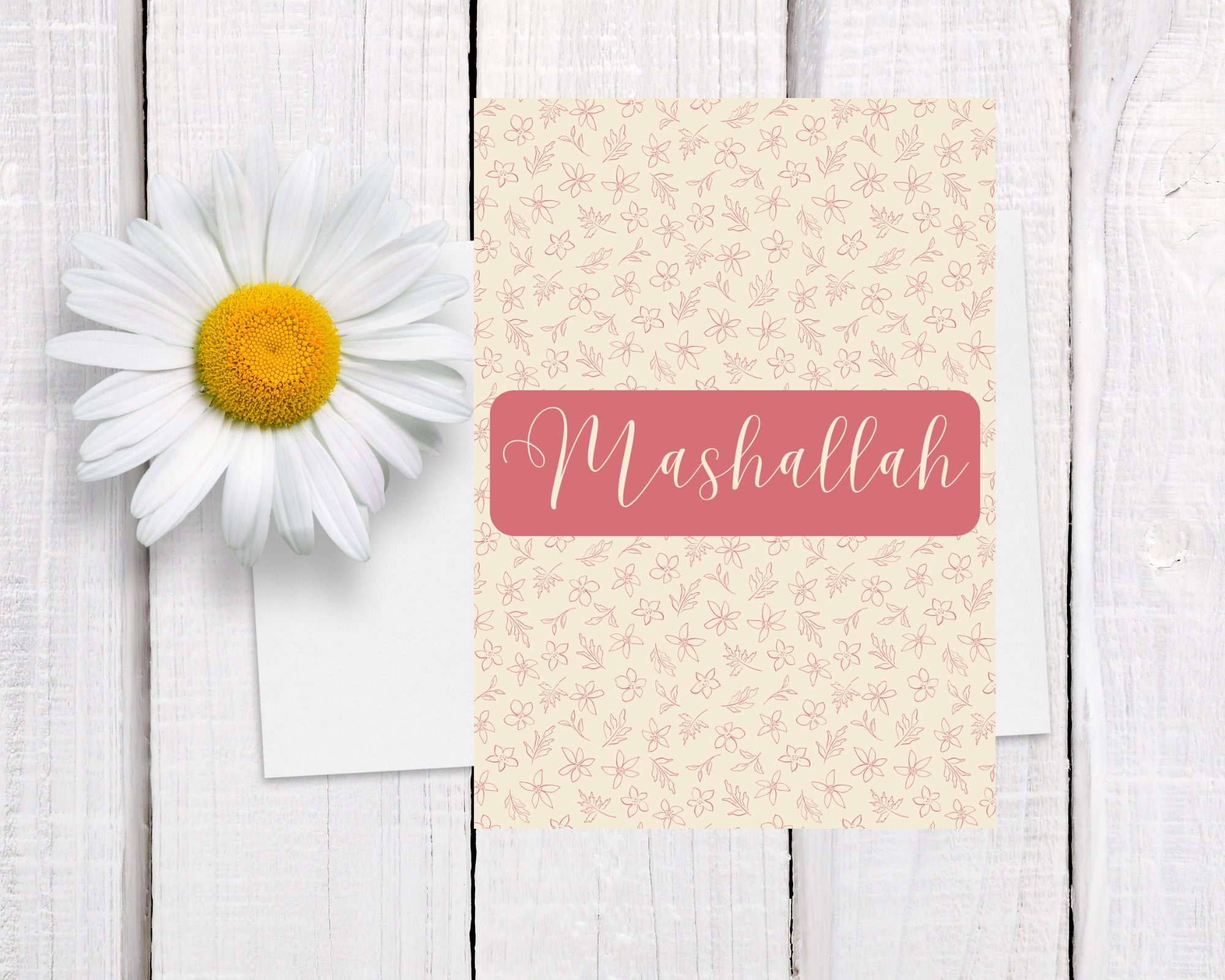Mashallah Card Printable Digital Islamic Congratulations Greeting Card ...