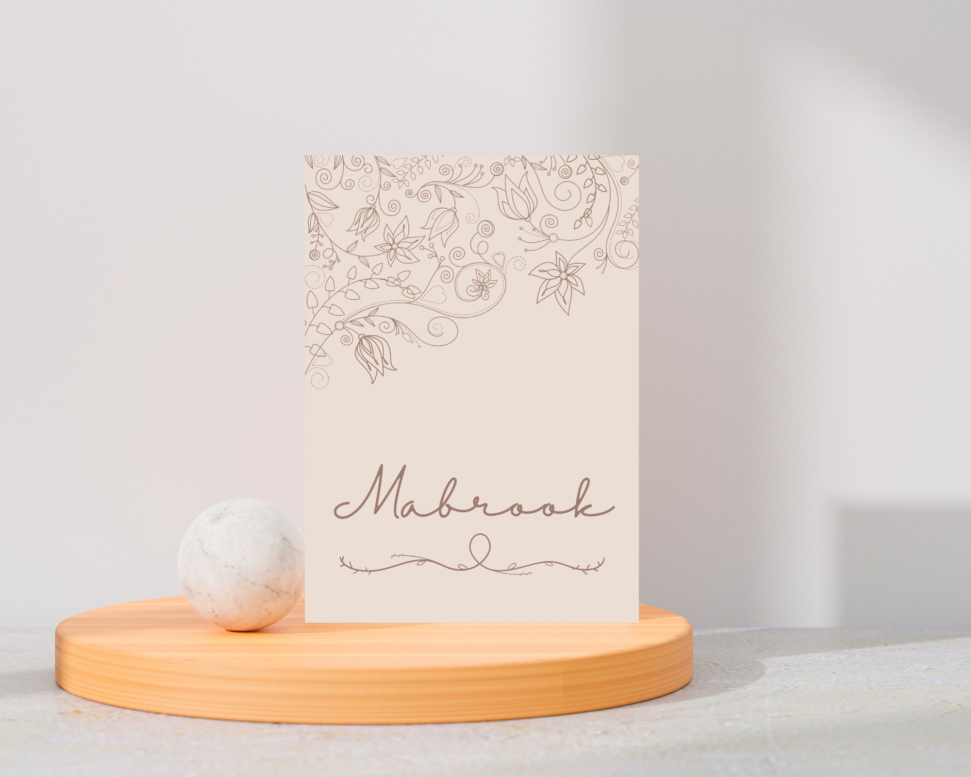 Mabrook Card | Printable Digital Islamic Congratulations Greeting Card ...