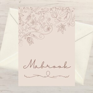 Mabrook Card Printable Digital Islamic Congratulations Greeting Card ...