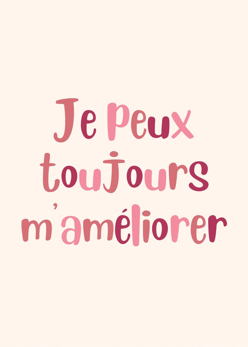 FRENCH CLASSROOM POSTERS Growth Mindset and Motivational - Etsy Canada