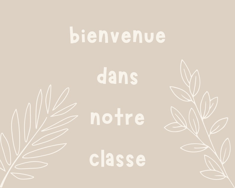 FRENCH CLASSROOM POSTERS | Bundle of 3 Welcome Posters for French ...