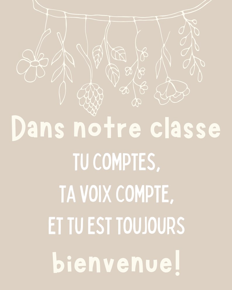 FRENCH CLASSROOM POSTERS | Bundle of 3 Welcome Posters for French ...