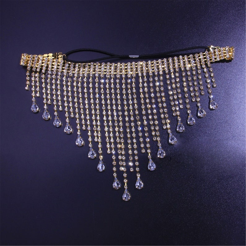 Rhinestone Face Dance Mask Luxury Prom Masks Charm Masquerade - Etsy