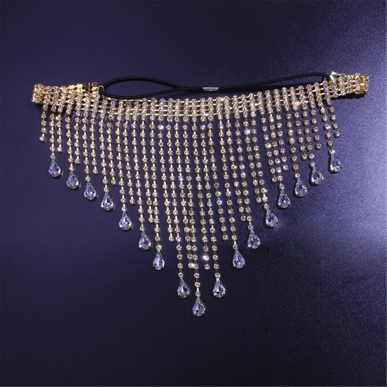 Rhinestone Face Dance Mask Luxury Prom Masks Charm Masquerade - Etsy