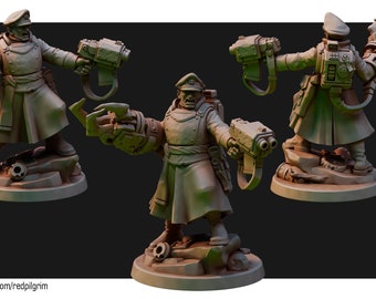 28mm/54mm Female Imperial Officer Commissar Guard - Etsy