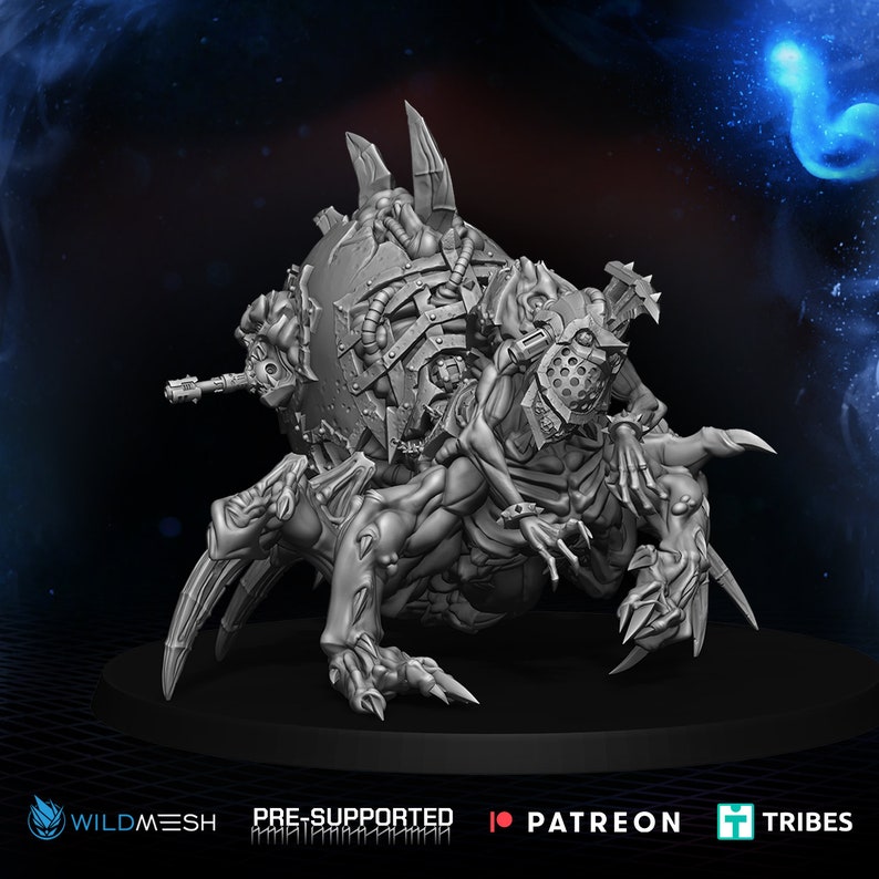 Infernal Stalker of Chaos 3D Printed Resin Miniature by - Etsy