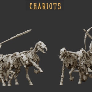 Skeleton Chariot | Pharaohs Legacy | 3D Printed Resin Miniature | by ...