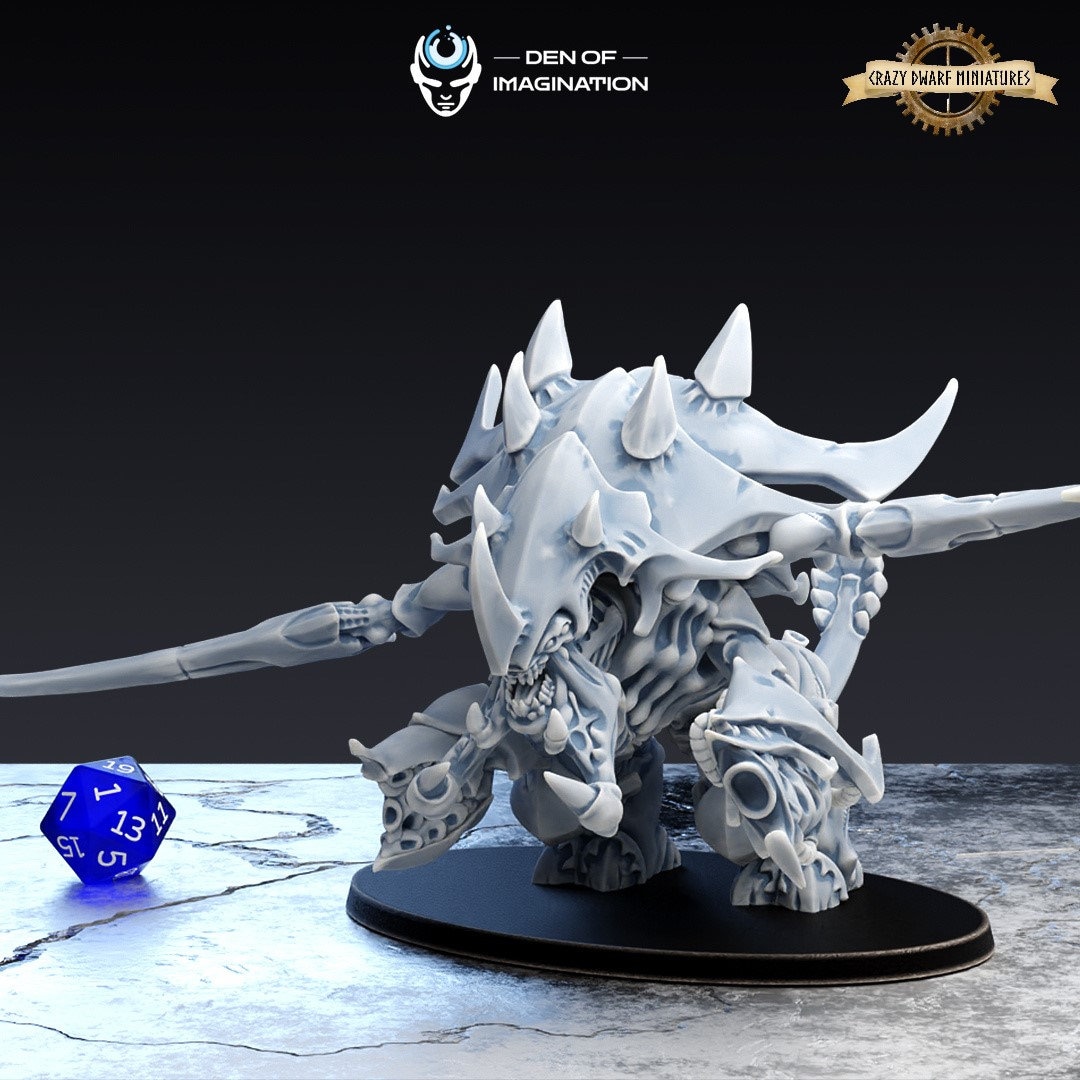 Hive Ultrafex | Alien Hive Kelth | 3D Printed Resin Miniature | by Den ...